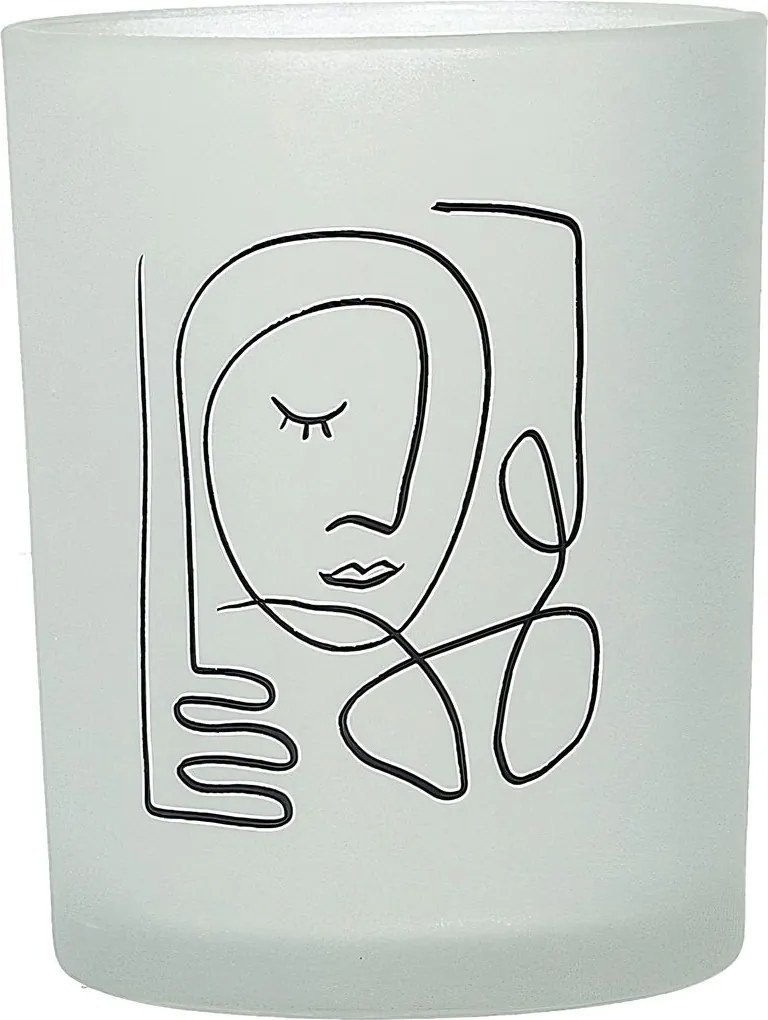 Svícen Face III výška 13cm