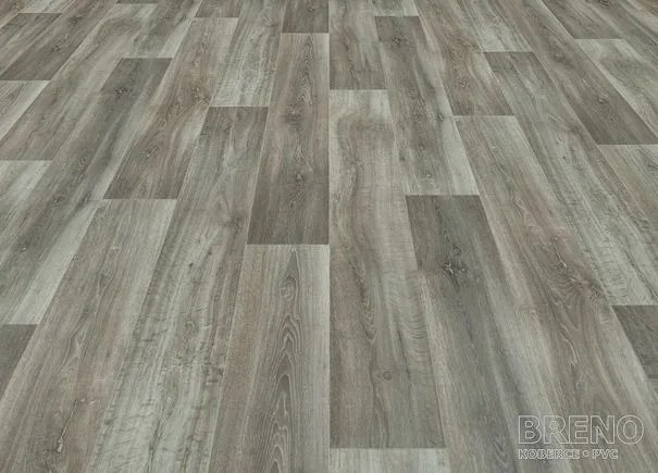 Breno PVC XTREME Lime Oak 976M – tmavě šedé dřevo, šíře 300 cm