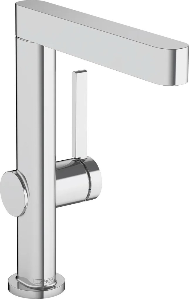 Hansgrohe Finoris, umyvadlová baterie 230, s výpustí Push-Open a otočným výtokem, chromová, 76060000