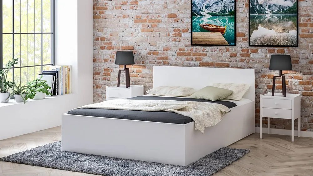 Vyvýšená postel Mary 140 x 200 cm