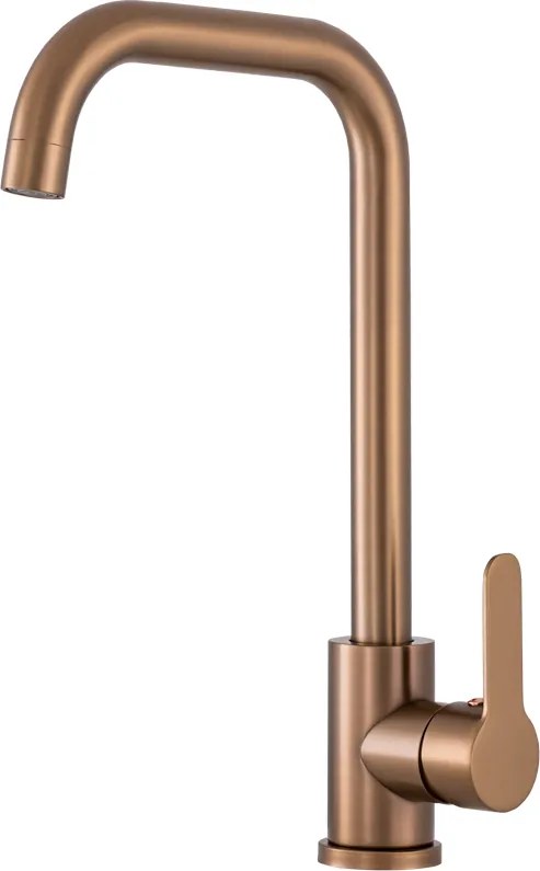 Gamma Steel, stojánková dřezová baterie h-320, měděná matná, GMA-BSK2-RBG