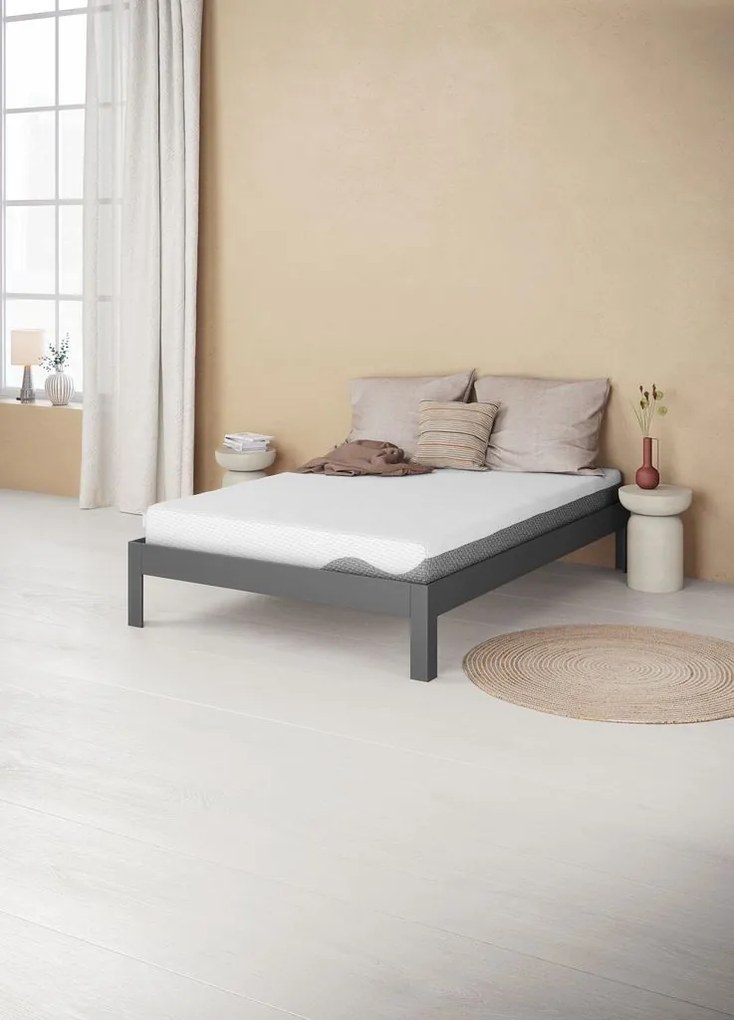 WELLPUR GLOMMA GF30 gold Pěnová matrace 140×200 cm WELLPUR GLOMMA GF30 šedá