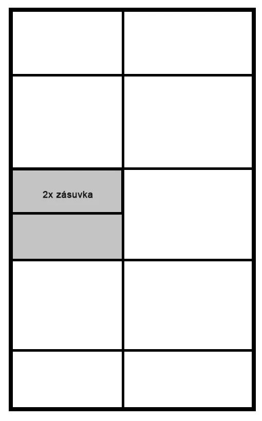 Obývací stěna DALLAS s | sestava CH | 3 díly | 234 cm | sonoma