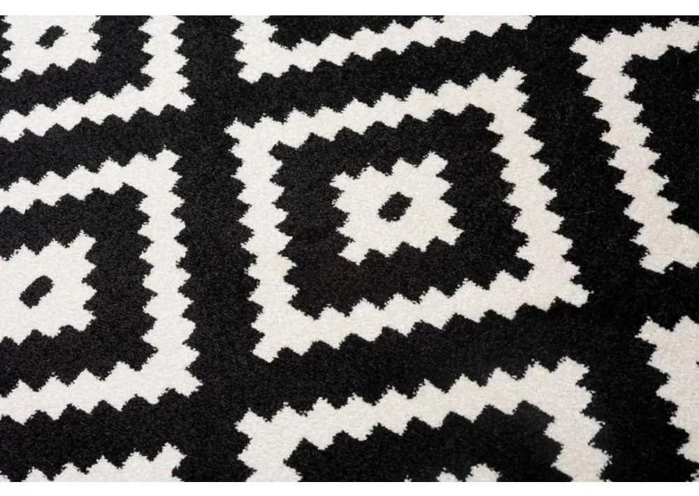 Kusový koberec Remund černý 60X100 60x100cm