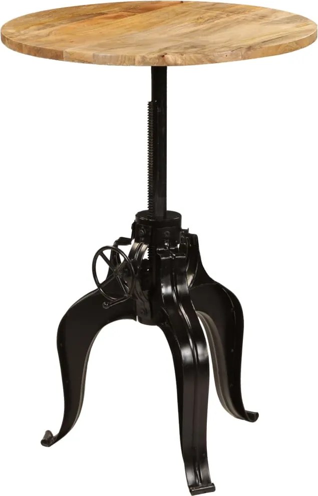 Barový stůl z masivního mangovníkového dřeva 75 x (76–110) cm 245268