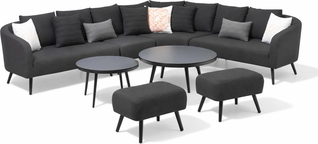 Doppler Melia LIKA-TEX® antracit - luxusní zahradní souprava - Rozbalené zboží (N603)