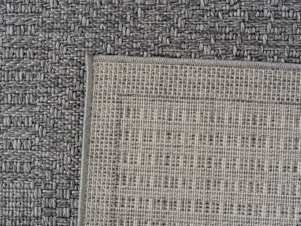 Ayyildiz, Kusový koberec Ibiza 1902 grey - na ven i na doma, 120x170, šedá, chodba / předsíň