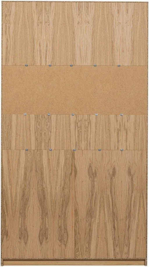 Modulární knihovna v dekoru dubu v přírodní barvě 110x199 cm Modulair – vtwonen
