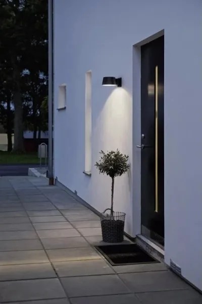 Viking - LED Stm. solární nástěnné svítidlo se senzorem LED/1W/3,7V IP44 4000K