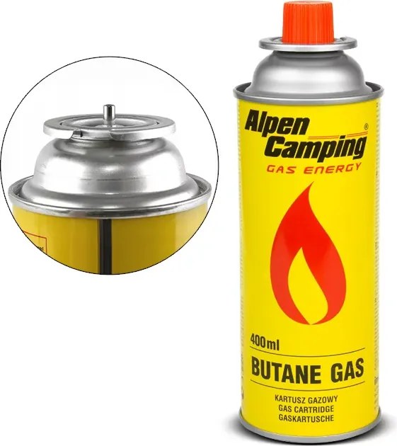 Plynová lahev Butane GAS - 400 ml - Alpen Camping