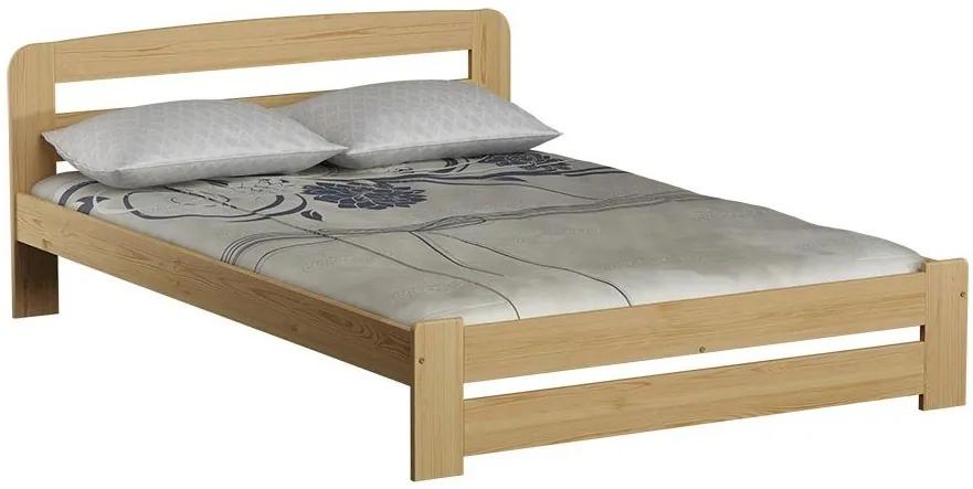 Eoshop Dřevěná postel Lidia 160x200 + rošt ZDARMA - borovice