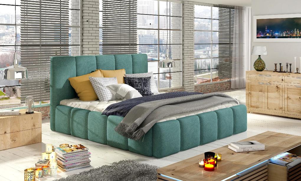 Edvige postel 180x200 + kovový rošt/plynové písty/úložný prostor Materiál / Dekor: Orinoco 85
