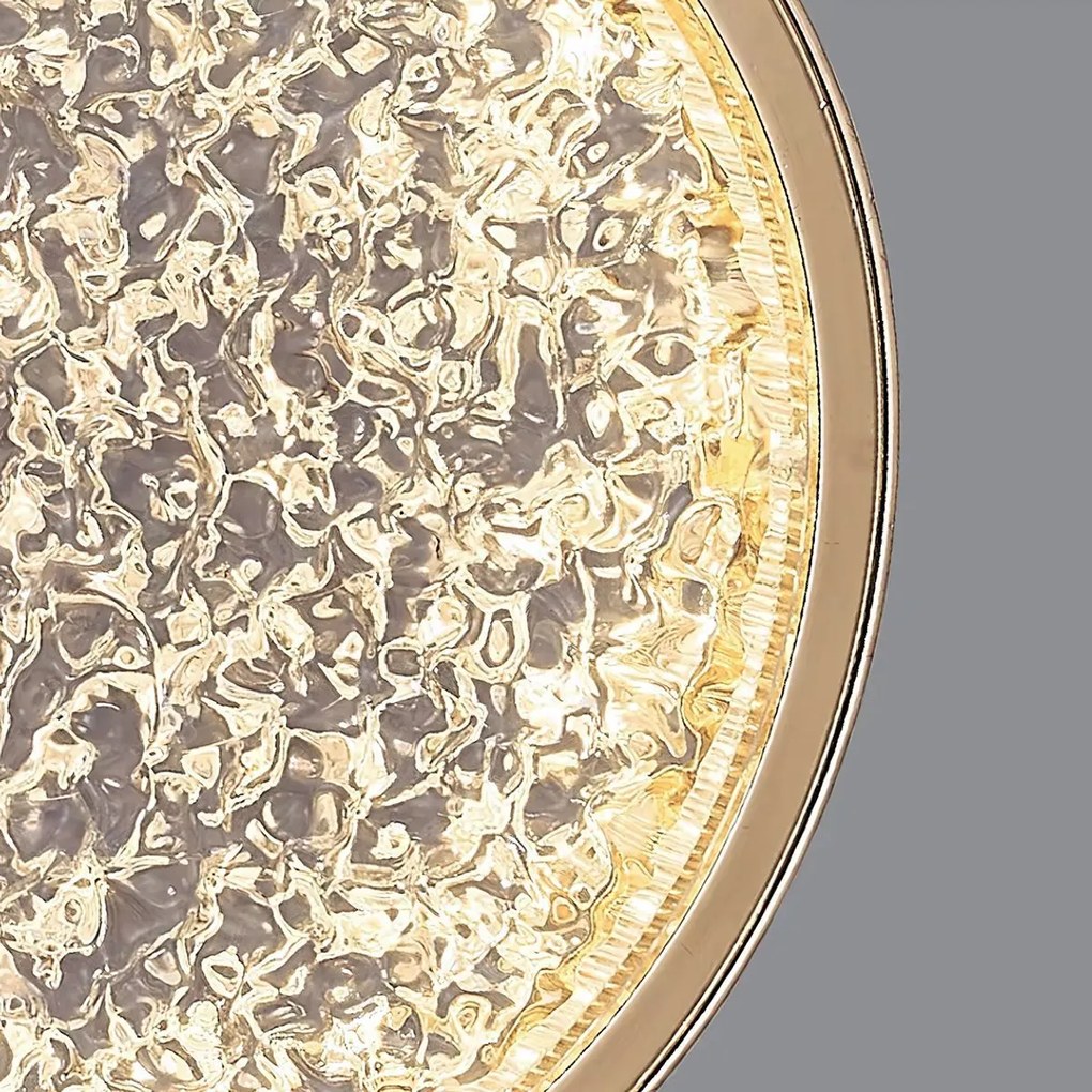 Toolight Moderní závěsné LED osvětlení Crystal D5 LHJ100-1CP zlaté