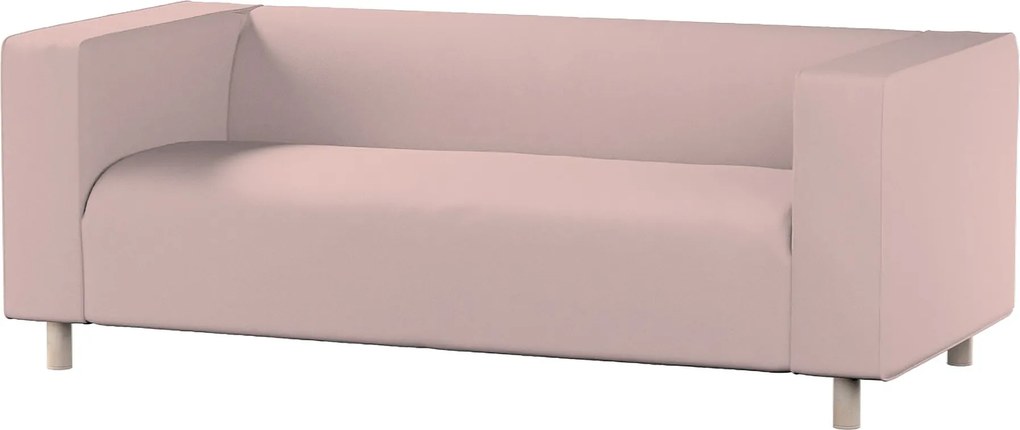 Potah na pohovku IKEA Klippan 2-místná barva růžová látka pletený vzor