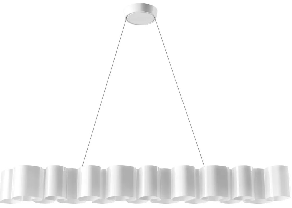Stilnovo 8680 Honey_PB, designové závěsné svítidlo, 35W LED 2700K stmívatelné, délka 139cm