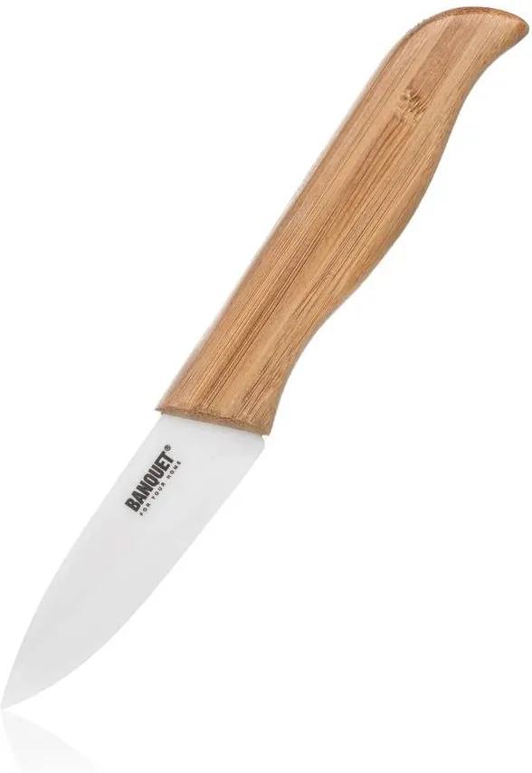 Dřevobox Kuchyňský keramický nůž ACURA BAMBOO - 18 cm