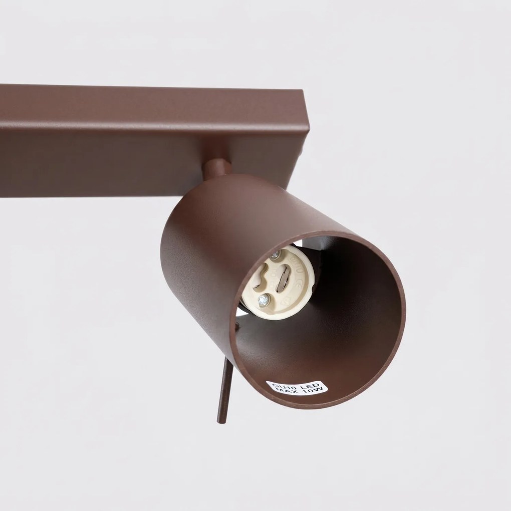 Sollux Lighting Stropní svítidlo RING 2 hnědé