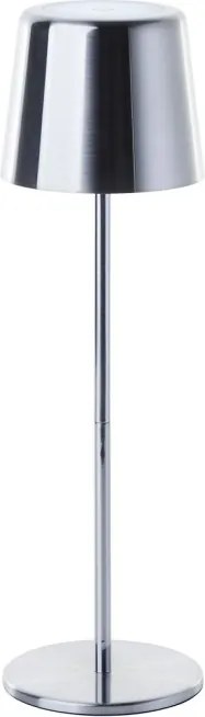 Brilliant G40939/68 Stolní AKU lampa XAANA broušený nikl USB-C , CCT
