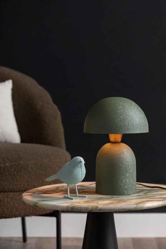 Stolní lampa BOAZ ve tvaru hřibu BOAZ, Ø 21 cm