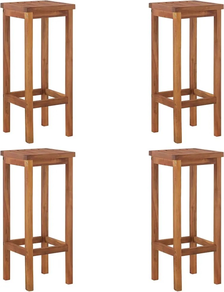5dílný zahradní barový set masivní akáciové dřevo 3154387