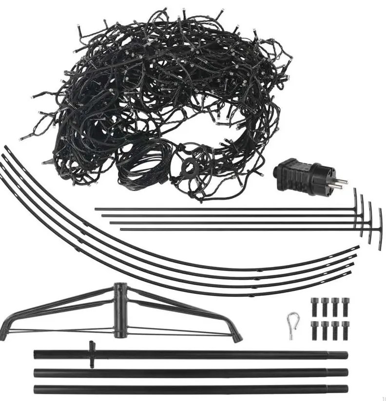 DCTW32 LED vánoční stromek, 180 cm, 7W venkovní i vnitřní, teplá bílá