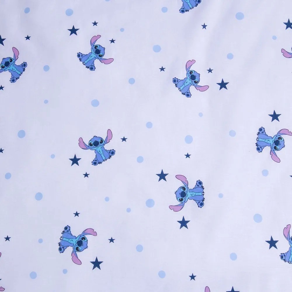 Modré bavlněné dětské povlečení do postýlky 100x135 cm Lilo &amp; Stitch "Clouds" – Jerry Fabrics