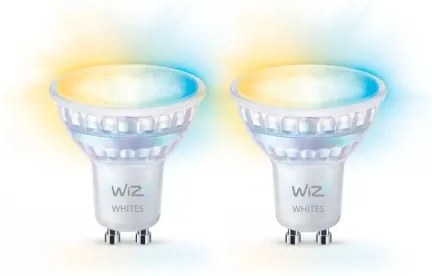 SADA 2x LED Stmívatelná žárovka PAR16 GU10/4,7W/230V 2700-6500K CRI 90 Wi-Fi-WiZ