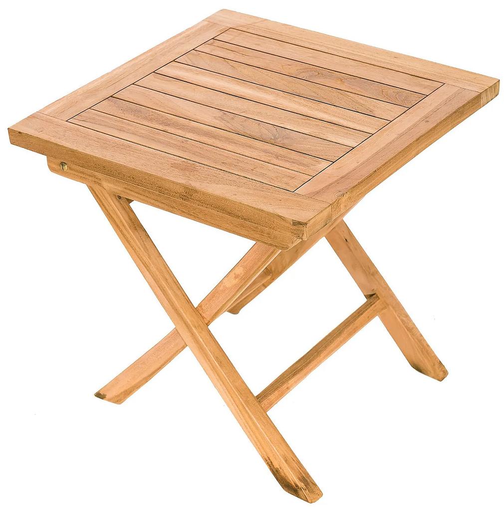 DEOKORK Zahradní odkládací stolek CANADA (teak)