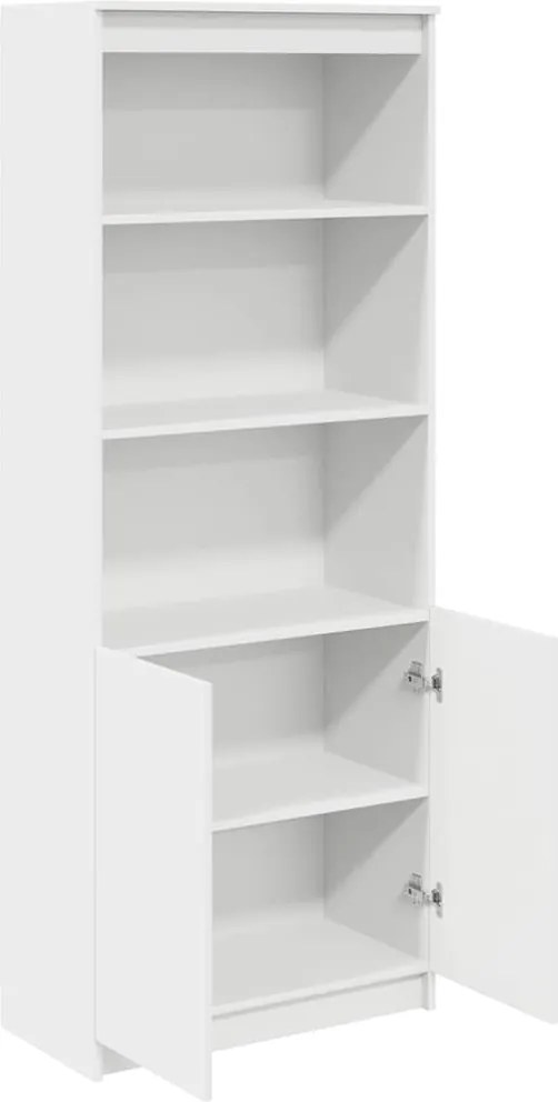 Skříň highboard bílá 70 x 35 x 180 cm kompozitní dřevo 3328471