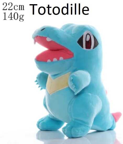 Plyšové hračky Pokémonů cca 20 cm Varianta: Totodile 22cm