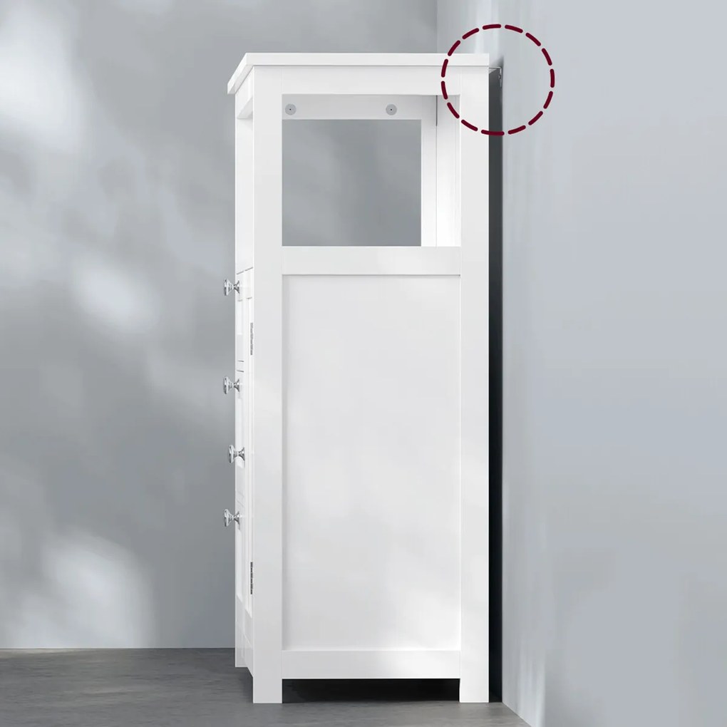 Autronic Koupelnová skříňka AUK-E1154 WT
