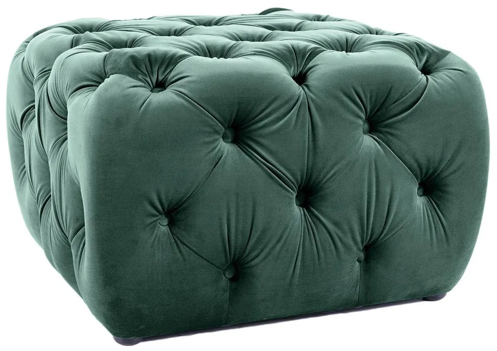 Taburet SERENA VELVET zelená