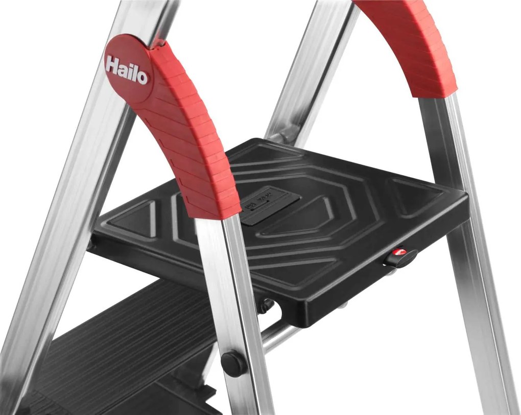 Hliníkové schůdky Hailo L100 Topline, 7+1 příčka, nosnost 150 kg, 8050-807