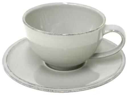 Costa Nova COSTA NOVA Hrnek na čaj s talířkem 0,26 L, "FRISO", šedá