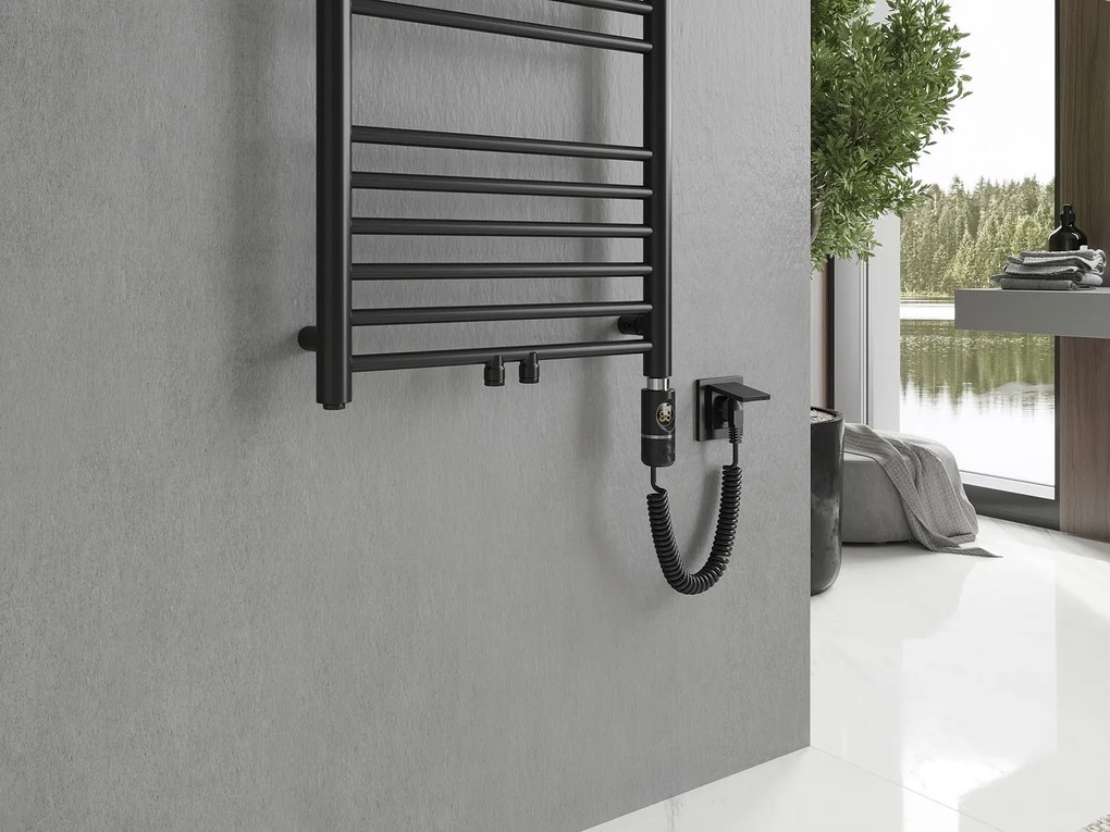 Mexen Yodo, elektrické topné těleso 1200x500 mm + topná tyč 600 W, černá, W113-1200-500-2600-70
