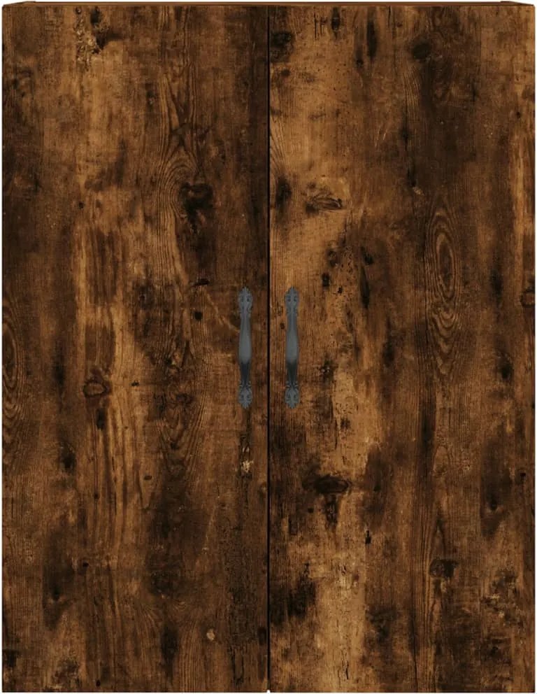 Skříň highboard kouřový dub 69,5 x 34 x 180 cm kompozitní dřevo 3198070