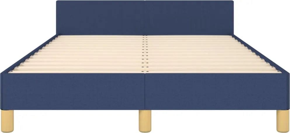 Rám postele bez matrací modrá 120x190 cm textil 3270526