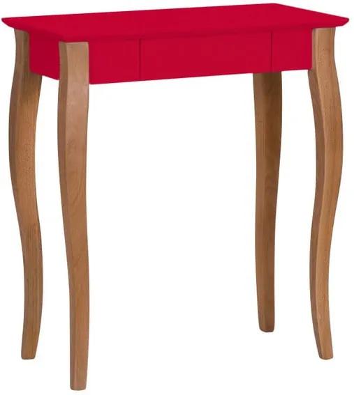 Červený psací stůl Ragaba Lillo, šířka 65 cm