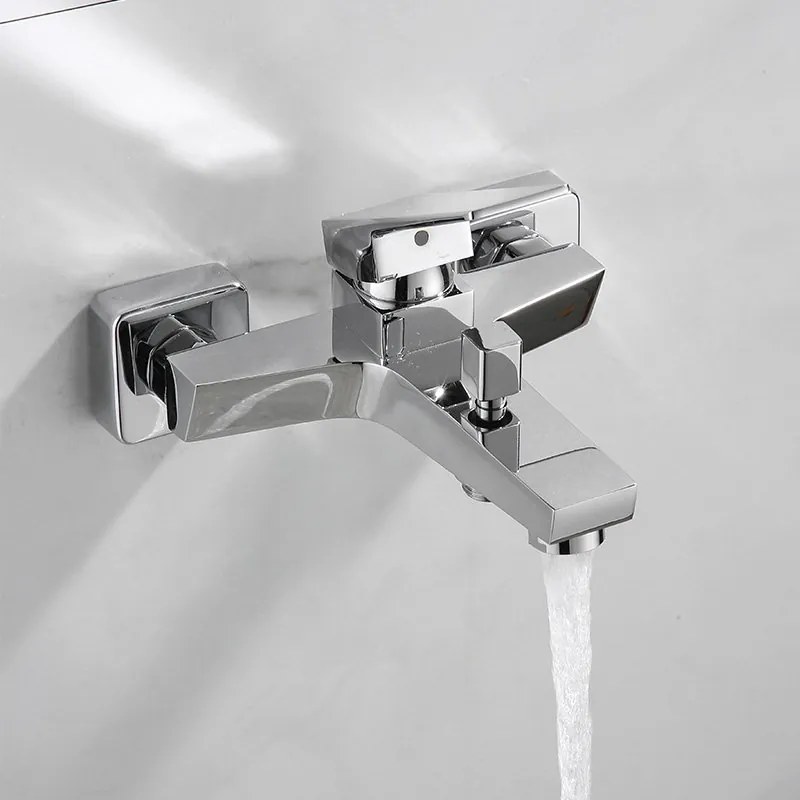 Aqualine Aqualine, RITMO podomítková sprchová baterie, box, 3 výstupy, chrom, RT043