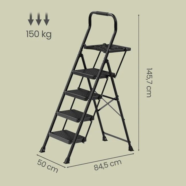 Skládací ocelové schůdky GSLB35204BZ01