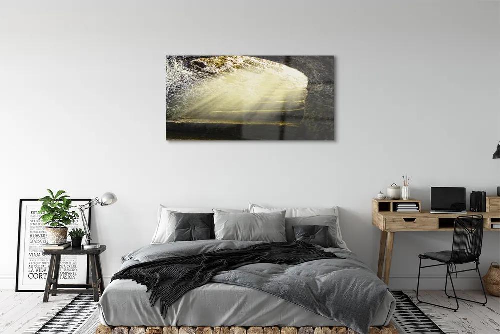 akrylový obraz Schody 125x50 cm