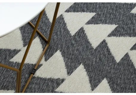 koberec TWIN 22994 geometrická, trojúhelníky bavlna, oboustranný, Eko velikost 80x300 cm | krásné koberce cz