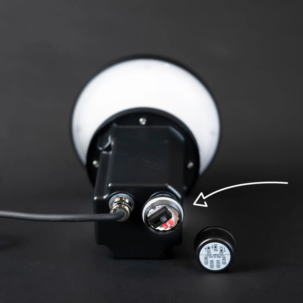 SLC SLC1416 LED venkovní sloupkové svítidlo Faro 975mm Bollard černé 2323lm 2700/3200/4000K Ra80 nastavitelná intenzita IP66 360 - TLG
