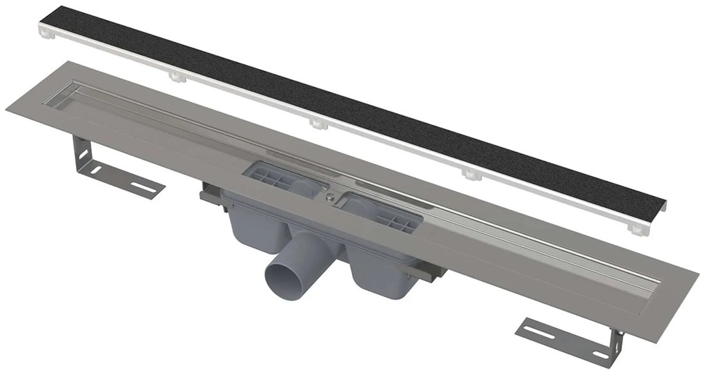 Alca - Sprchový žlab Marble 55 cm, s roštem pro vložení dlažby, nerez APZ15-550