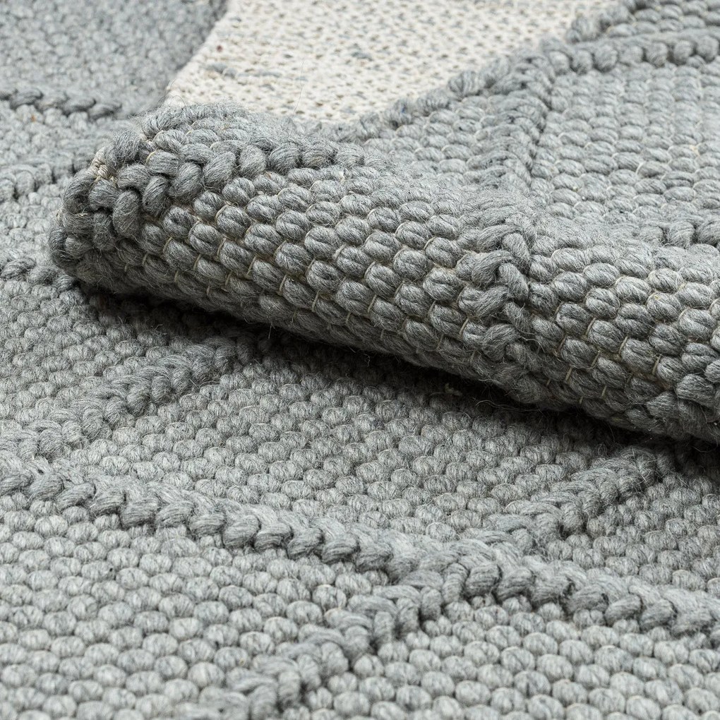 Dywany Łuszczów, Kusový koberec Tahar 99001G grey, 90x150, šedá, ložnice