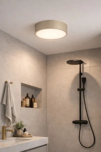 Brilagi - Koupelnové stropní svítidlo POOL 3xE27/15W/230V pr. 40 cm IP54 béžová