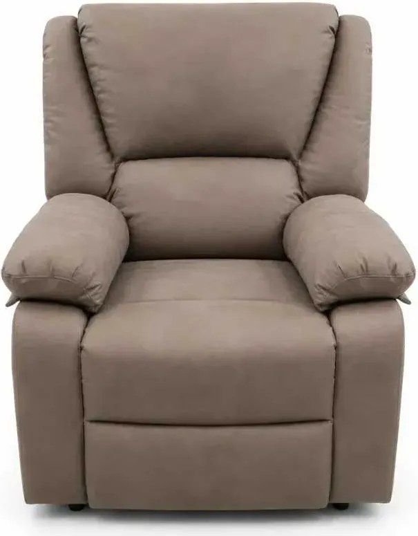 LuxuryForm DESIGN Televizní křeslo VELORA s polohováním - Taupe