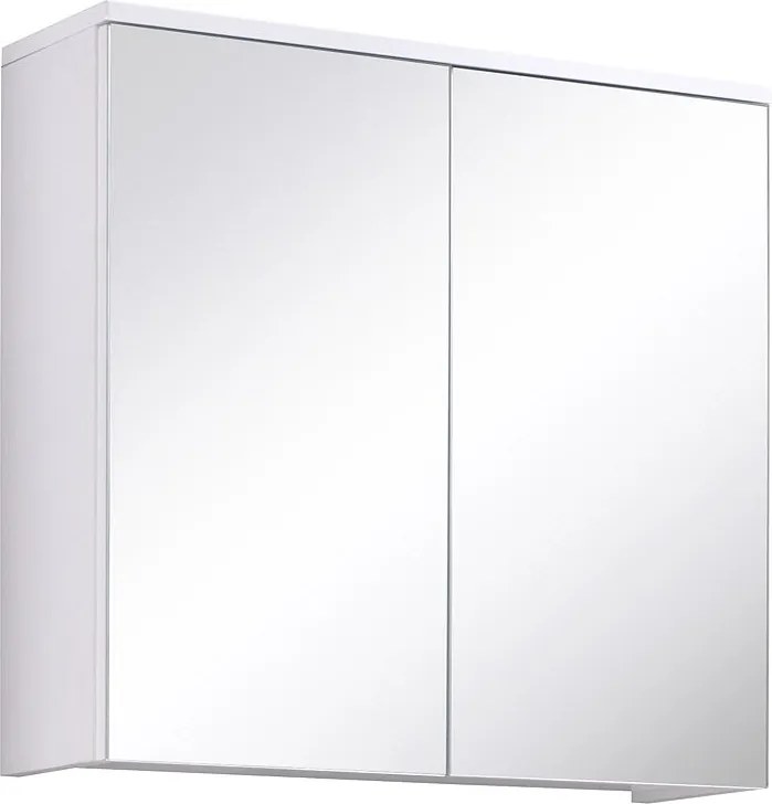 Horní skříňka se zrcadlem Velena, LTD, bílá, 60x58x20 cm