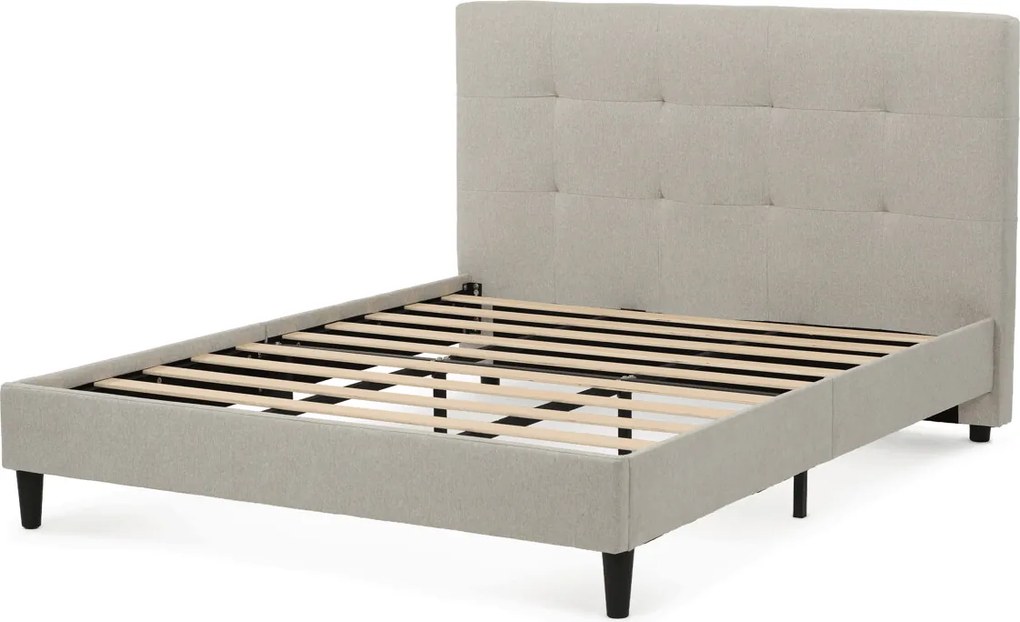 Autronic Čalouněná dvoulůžková postel BED-M180 Barva potahu: Krémová