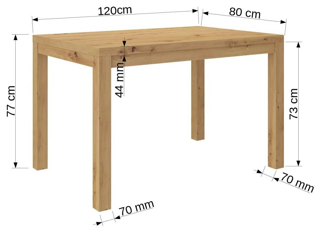 Konferenční stolek OLAF 2 120x80 Hlavní barva: Bílá